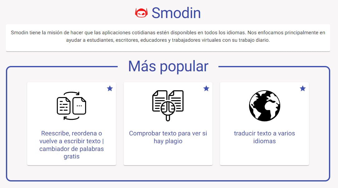 Smodin: parafrasear textos en español | MarcaGo