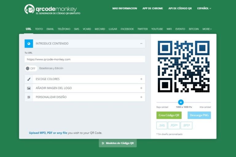 QR Monkey ¿Cómo hacer un código QR? - MarcaGo